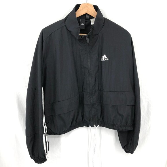 adidas | Jackets & Coats | Adidas Rare Full Zip Cropped Sample ...